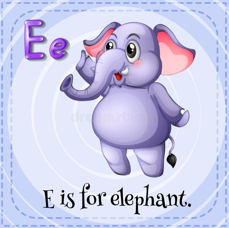 Elephant Flashcard Stock Illustrations – 234 Elephant Flashcard Stock ...