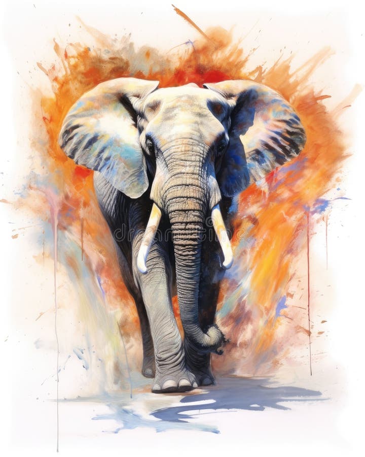 Elephant Form and Spirit through an Abstract Lens. Dynamic and ...