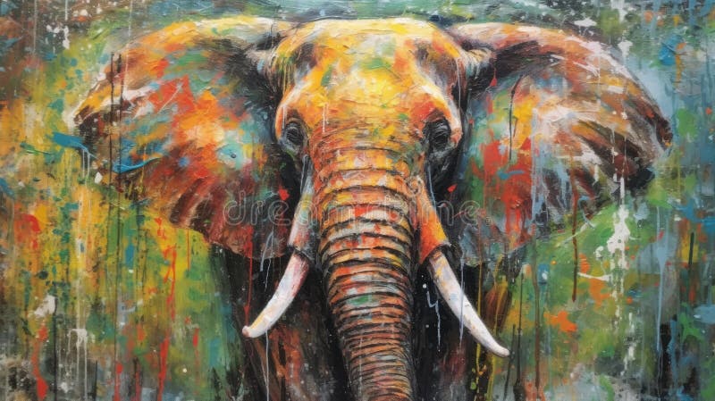 Elephant Form and Spirit through an Abstract Lens. Dynamic and ...