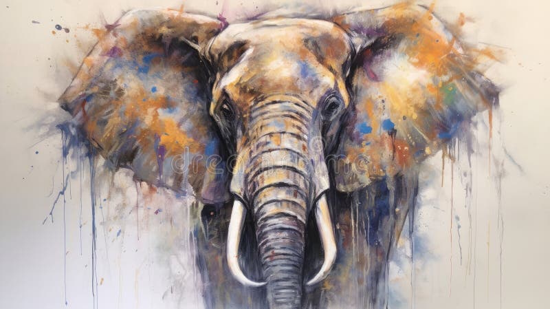 Elephant Form and Spirit through an Abstract Lens. Dynamic and ...