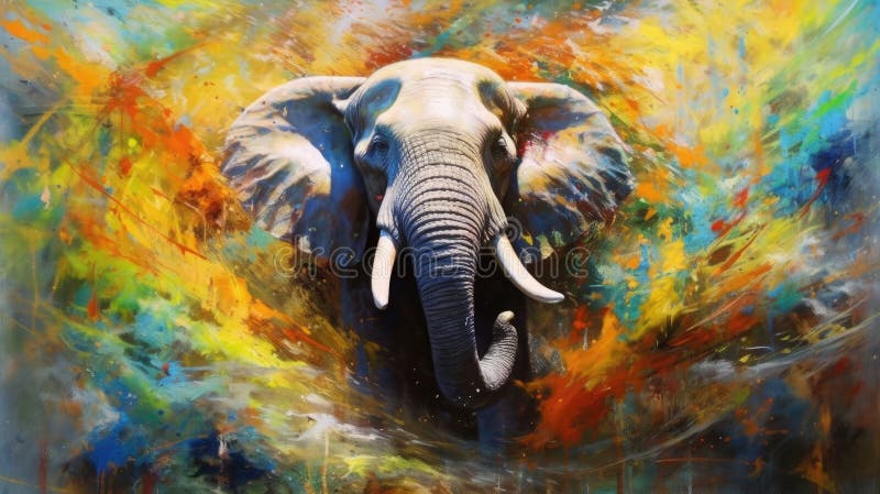 Elephant Form and Spirit through an Abstract Lens. Dynamic and ...