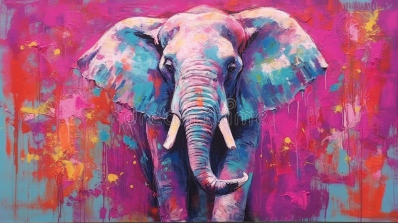 Elephant Form and Spirit through an Abstract Lens. Dynamic and ...