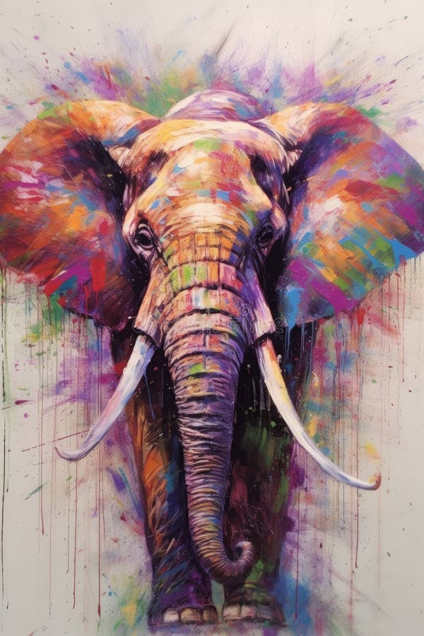Elephant Form and Spirit through an Abstract Lens. Dynamic and ...