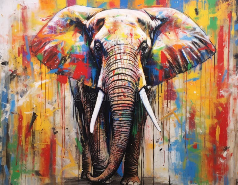 Elephant Form and Spirit through an Abstract Lens. Dynamic and ...