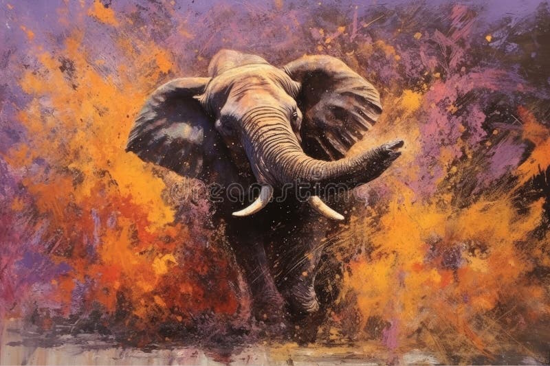 Elephant Form and Spirit through an Abstract Lens. Dynamic and ...