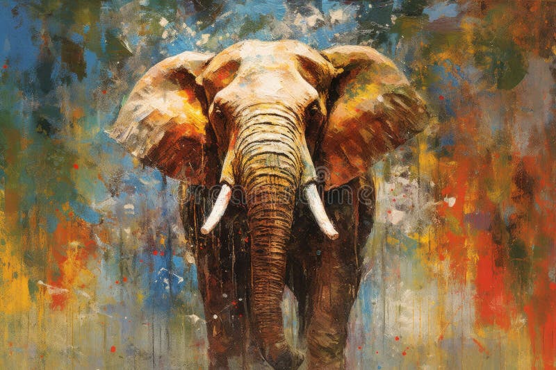 Elephant Form and Spirit through an Abstract Lens. Dynamic and ...