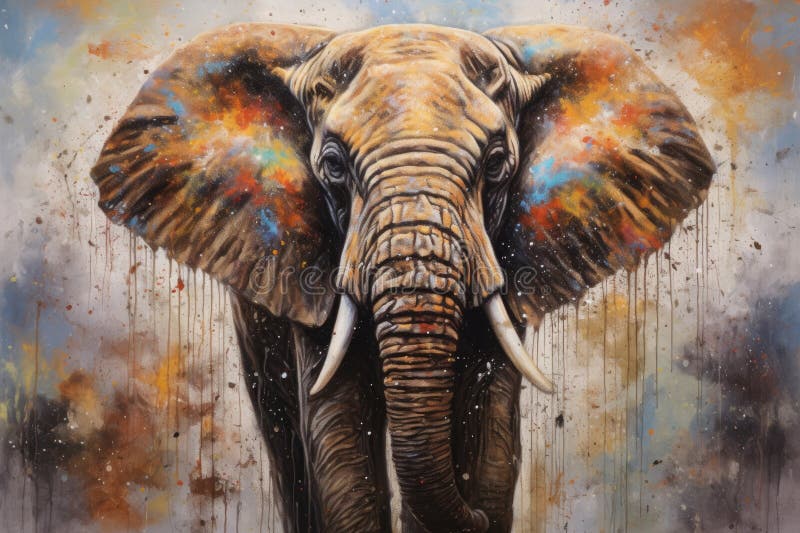 Elephant Form and Spirit through an Abstract Lens. Dynamic and ...