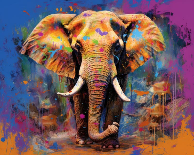 Elephant Form and Spirit through an Abstract Lens. Dynamic and ...