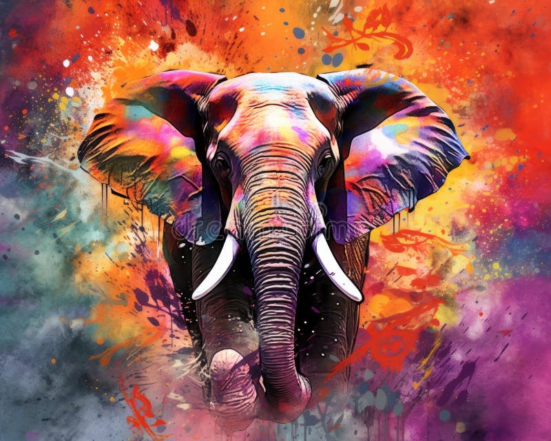 Elephant Form and Spirit through an Abstract Lens. Dynamic and ...