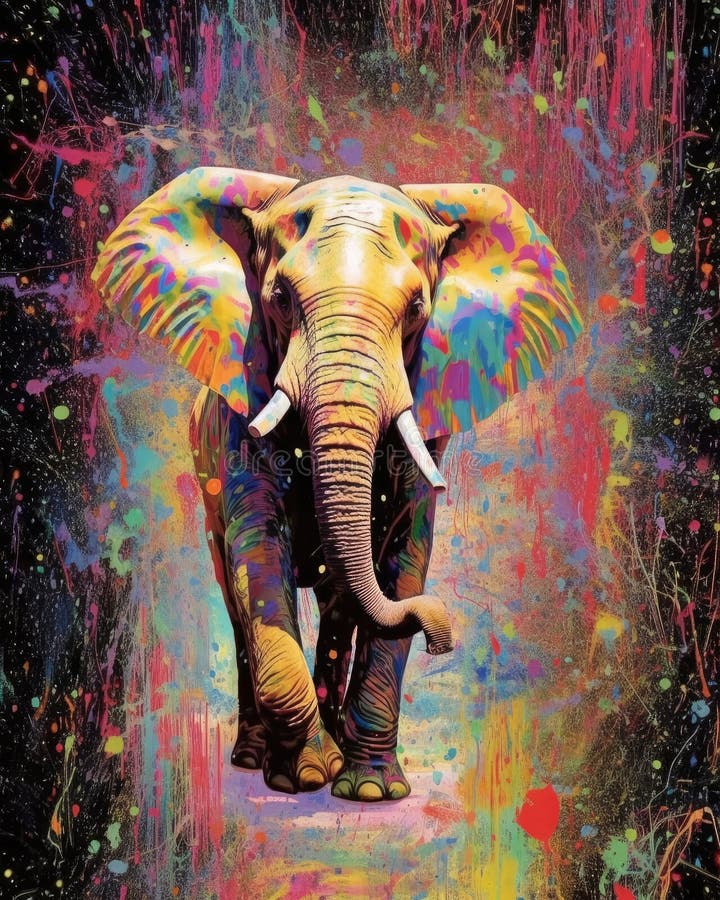 Elephant Form and Spirit through an Abstract Lens. Dynamic and ...