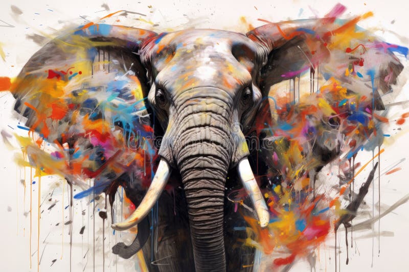 Elephant Form and Spirit through an Abstract Lens. Dynamic and ...