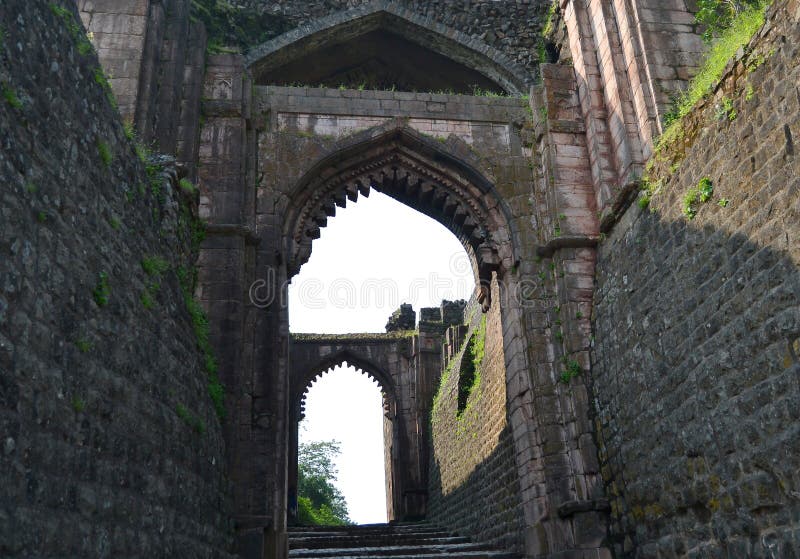 Historic Jam Gate in the Forest of Central India Mhow Madhya Pradesh ...