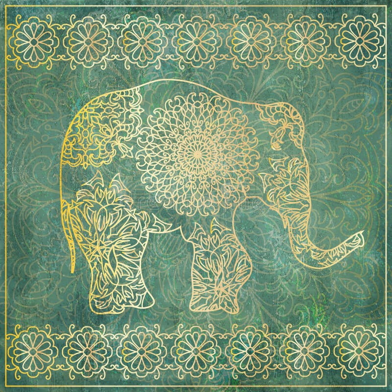 Elephant Border Stock Illustrations – 1,945 Elephant Border Stock ...