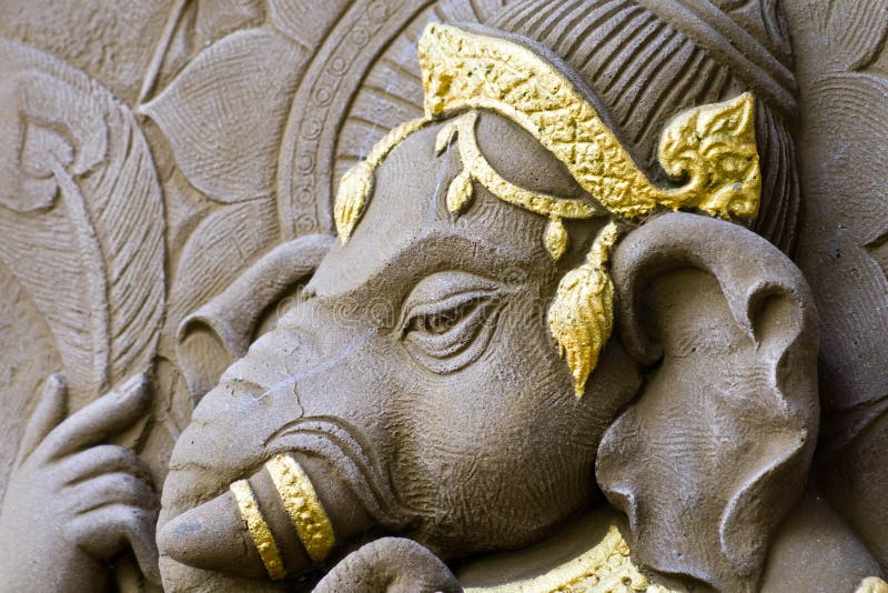 Elephant God stock image. Image of display, ganesha, sculpture - 75806707