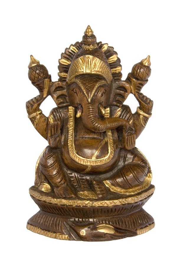 Elephant Headed Hindu Deity Stock Image - Image of hindu, religious ...