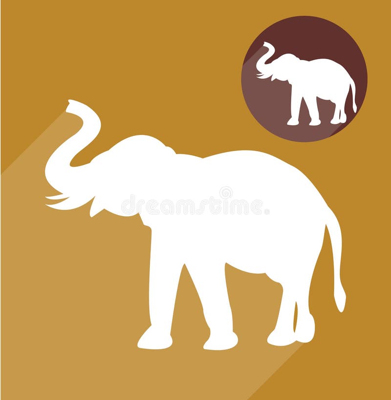 Elephant illustration stock vector. Illustration of logo - 295746574
