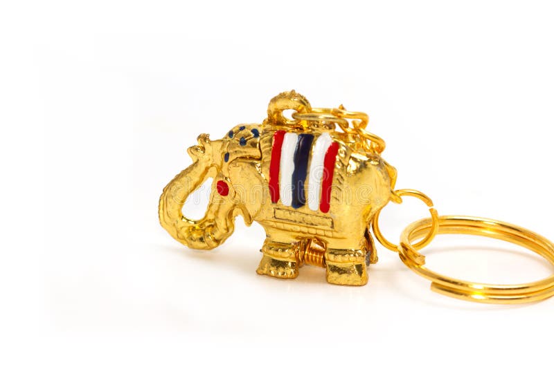 Elephant key chain stock photo. Image of elephant, designs - 37909934