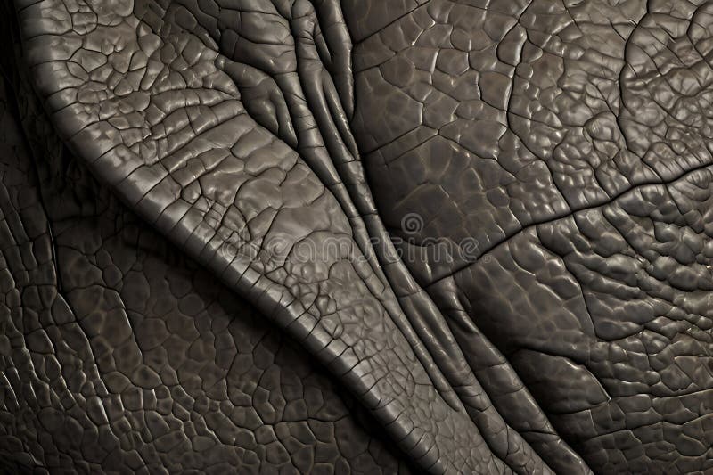 Elephant Leather Texture, Showcasing Rugged and Durable Skin Features ...