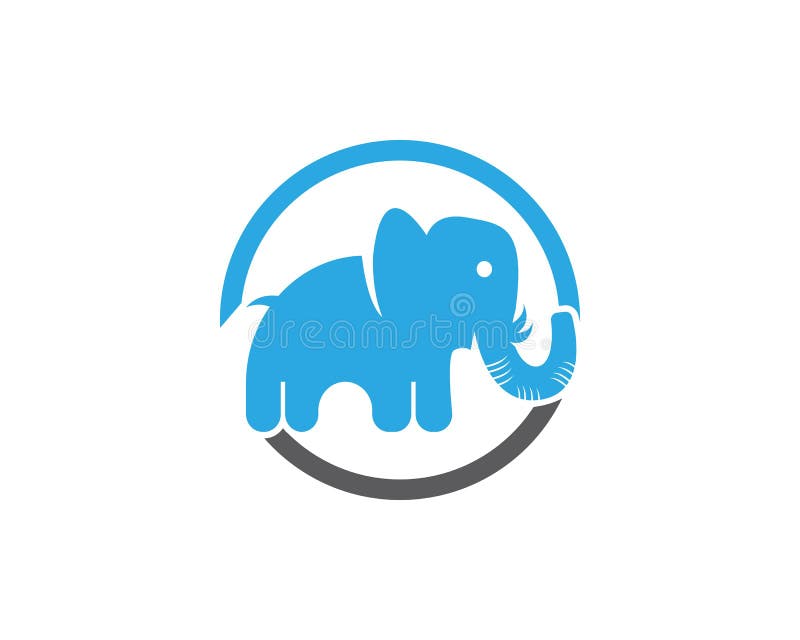 Elephant Logo Design Vector Illustration Stock Vector - Illustration of ...