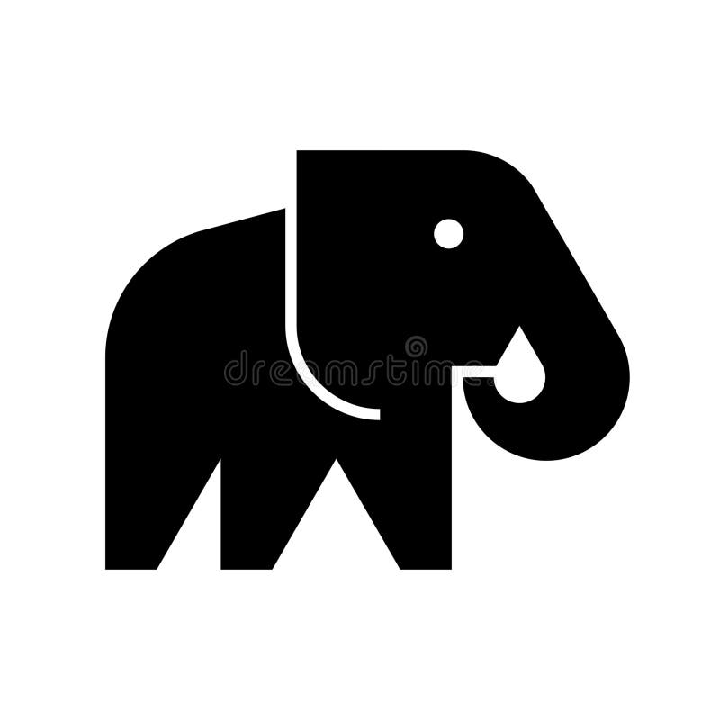 Elephant logo stock vector. Illustration of icon, black - 316810998
