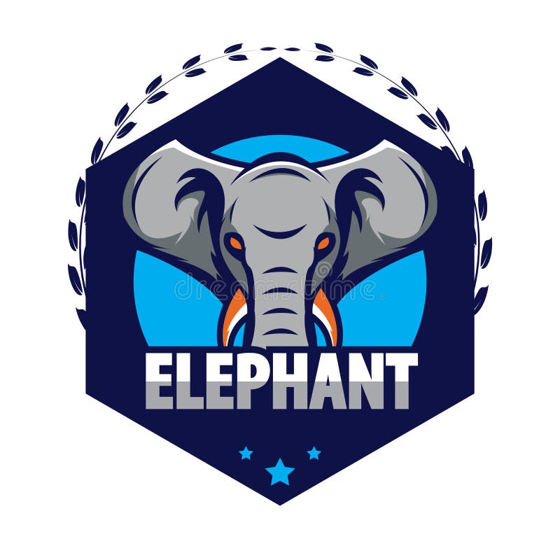 Elephant logo stock vector. Illustration of isolated - 106525518
