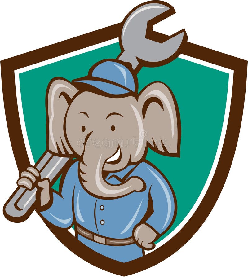 Elephant Mechanic Stock Illustrations – 181 Elephant Mechanic Stock ...