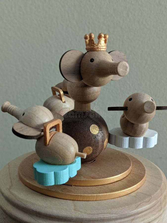 Elephant Music Box Kids Magic Stock Image - Image of music, magic ...