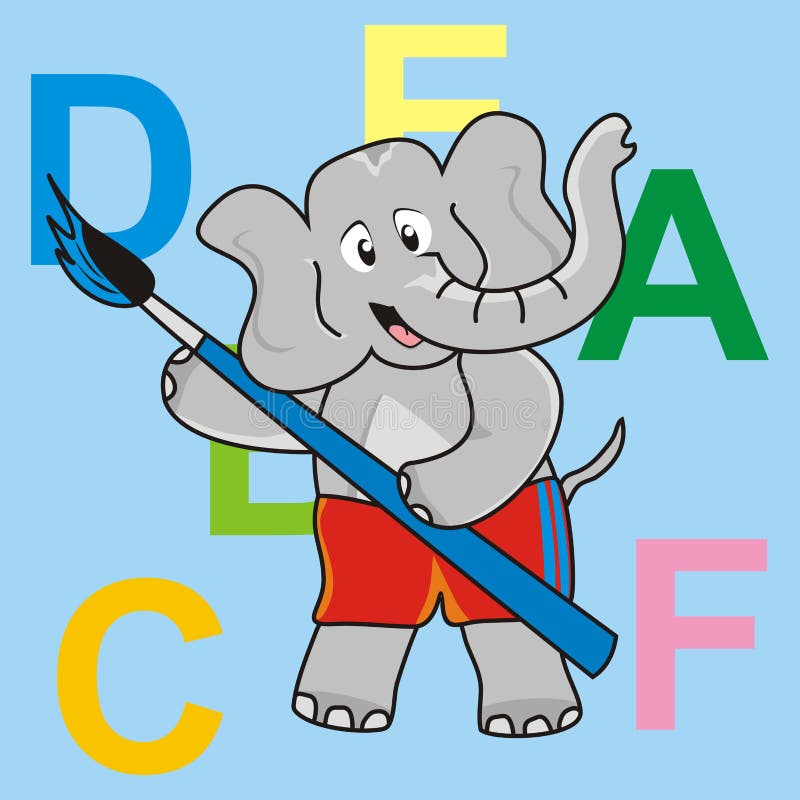 Eddie Elephant Letterland