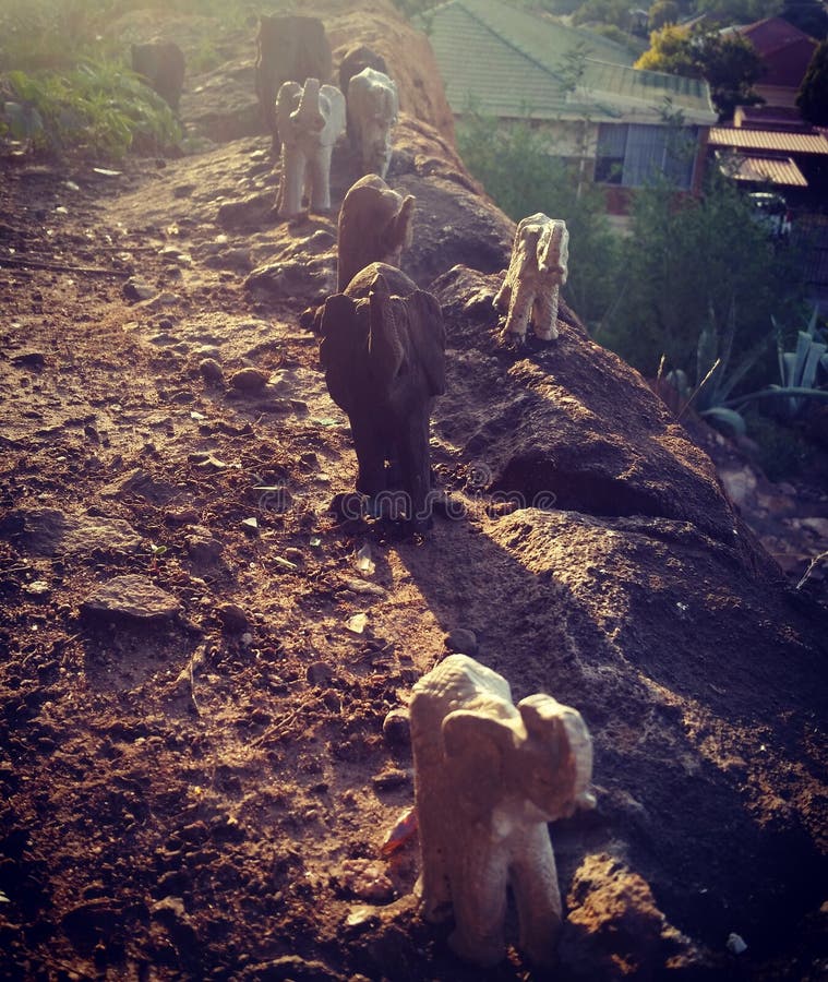 An Elephant parade stock photo. Image of parade, elephants - 106192250