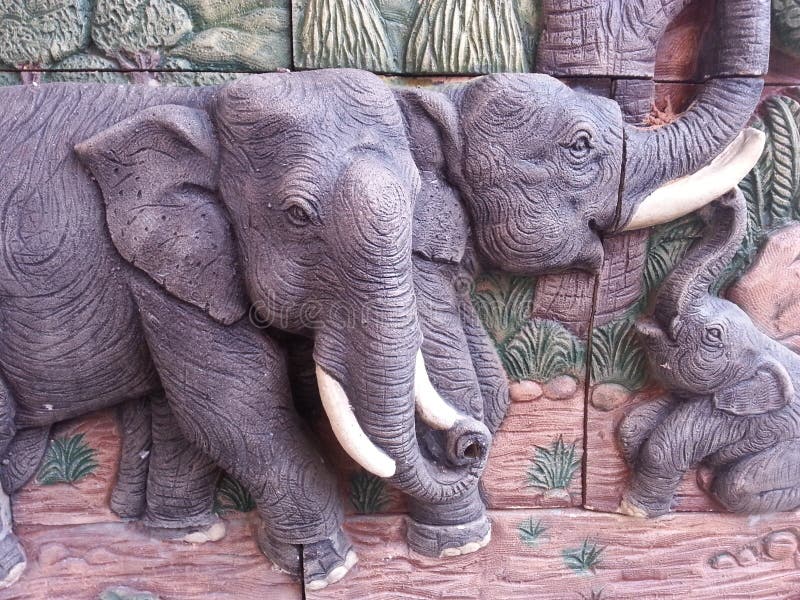 Elephant pattern stock photo. Image of oriental, craft - 45248800