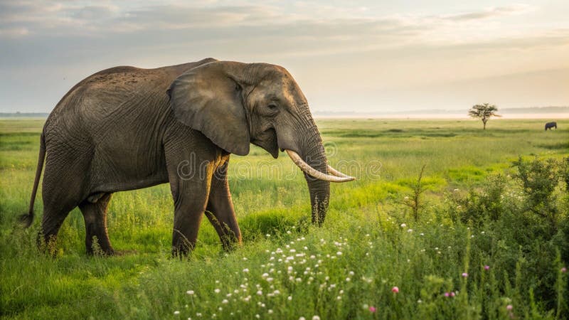 Elephant, Photography, Natural Light Stock Illustration - Illustration ...