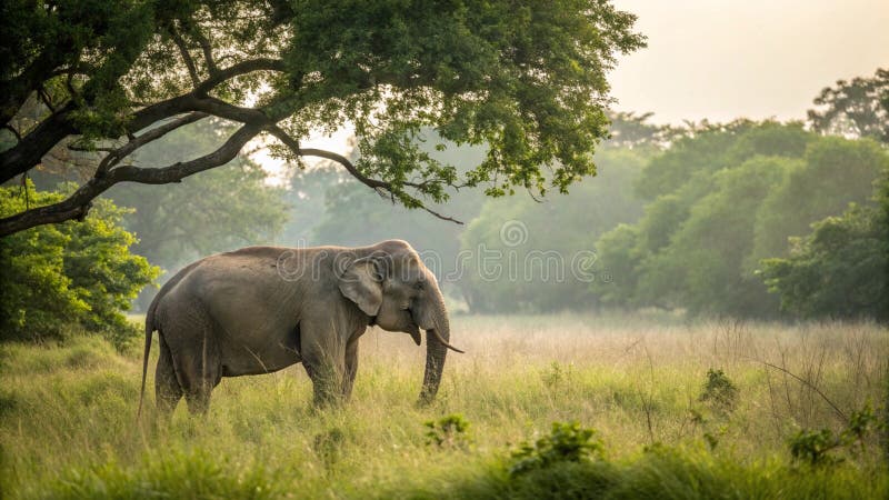 Elephant, Photography, Natural Light Stock Illustration - Illustration ...