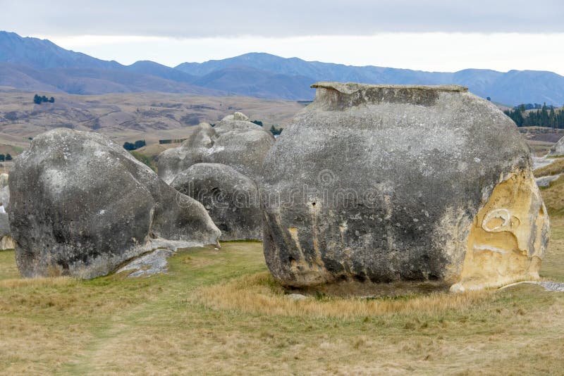 Elephant Rocks stock image. Image of island, otago, duntroon - 324991653