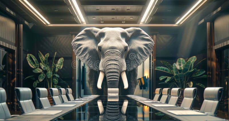Elephant in the Room, a Concept of Ignoring Problems and Difficult ...