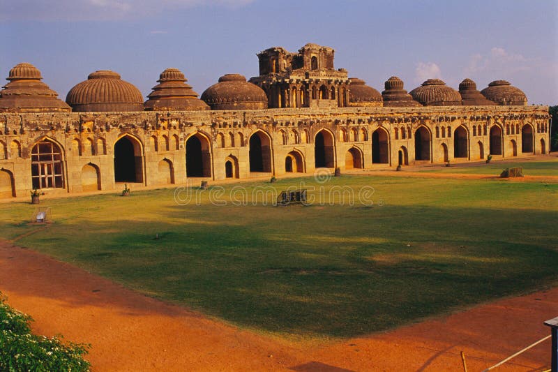 Elephant Stable 15th -16th Century , Hampi , Hospet , Karnataka , India ...