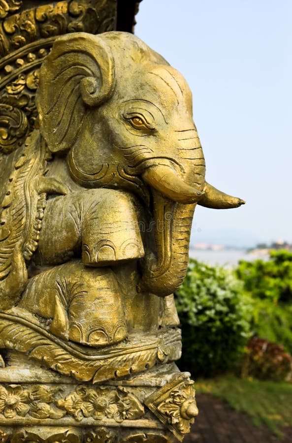 Elephant statue stock image. Image of travel, statue - 15098373