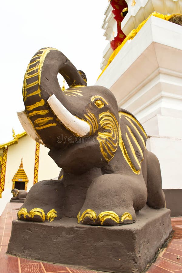 Elephant Statue stock photo. Image of head, history, ornate - 25771702
