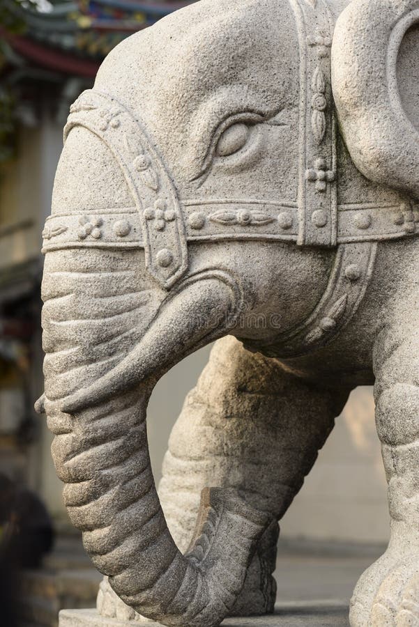 Elephant statue stock image. Image of detail, mythical - 83889323