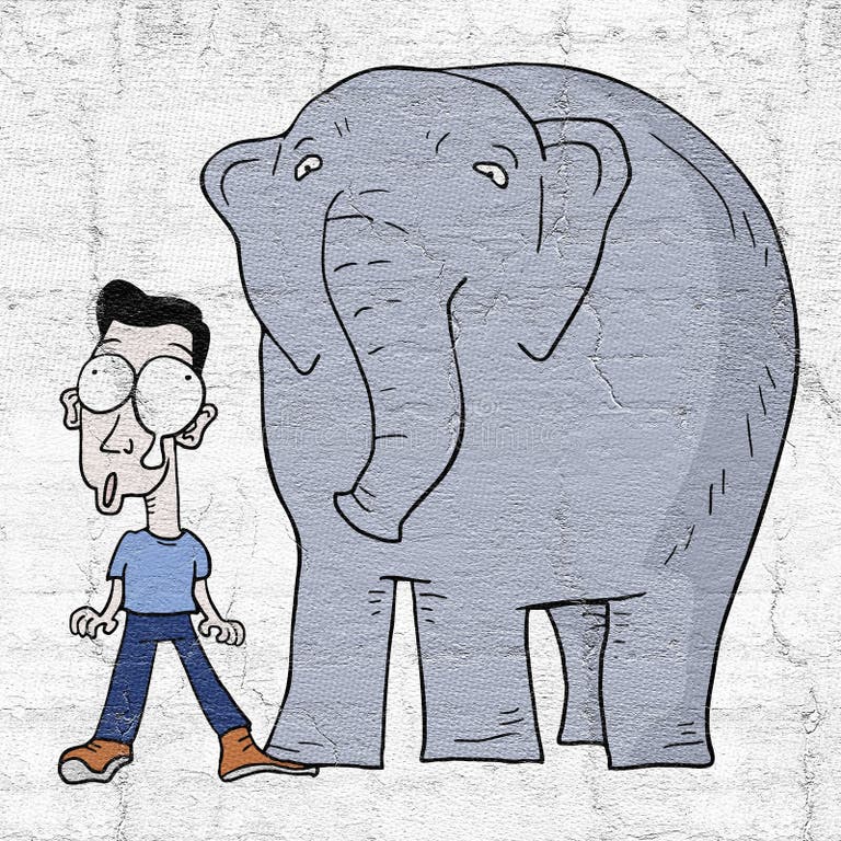 Elephant stomp stock illustration. Illustration of style - 113609329