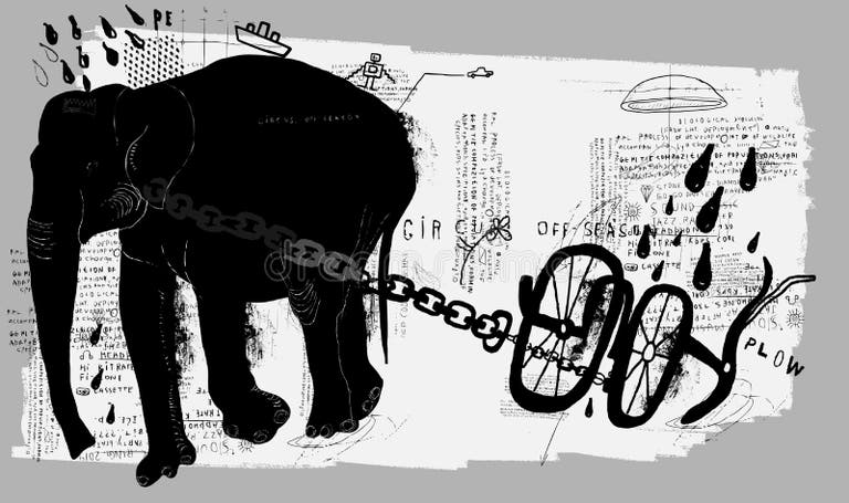 Elephant Chain Stock Illustrations – 365 Elephant Chain Stock ...
