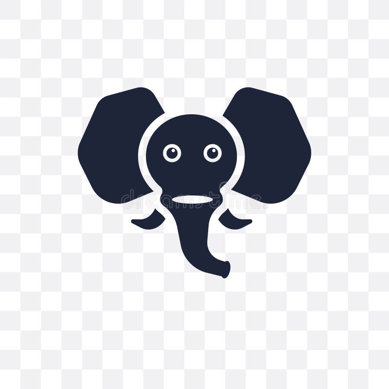 Elephant Transparent Icon. Elephant Symbol Design from Animals C Stock ...