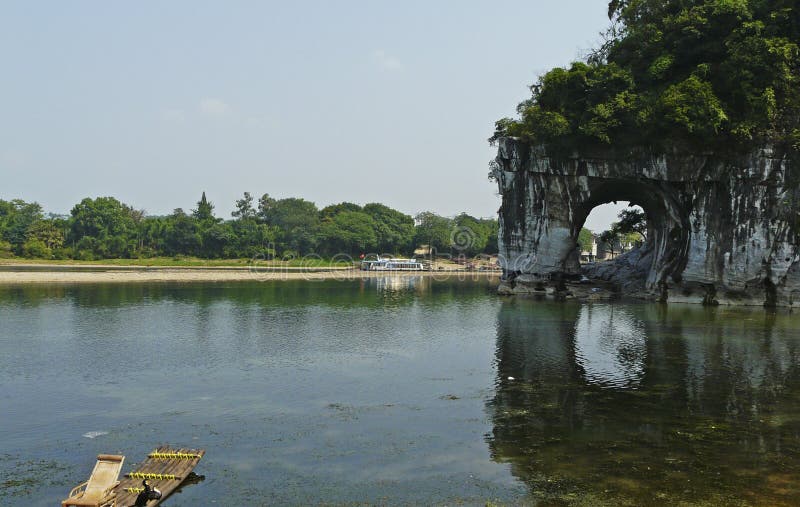 Elephant Trunk Hill, Guilin, China Stock Photo - Image of hill ...