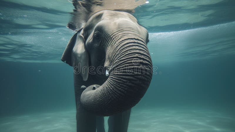 Animal under water stock illustration. Illustration of african - 277386656