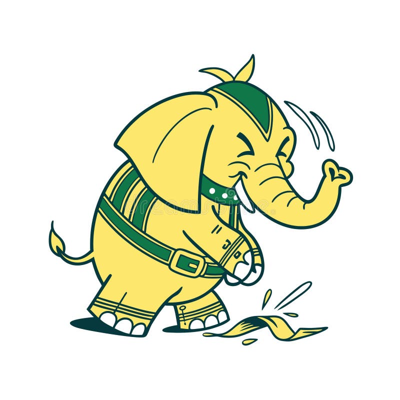 Elephants Creative Graphic Design Project Stock Illustration ...