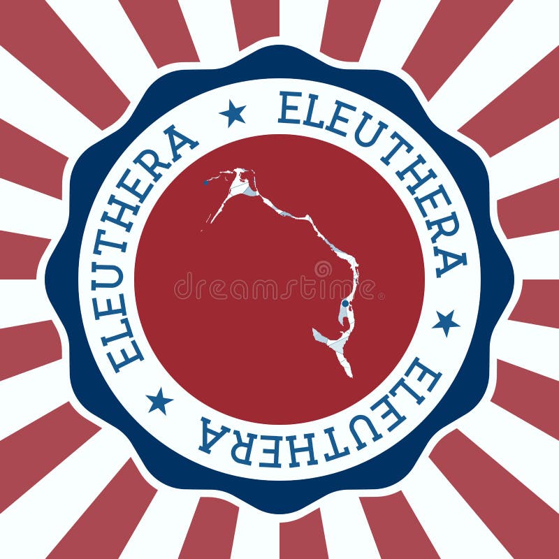 Eleuthera Badge. stock vector. Illustration of infographic - 219022694