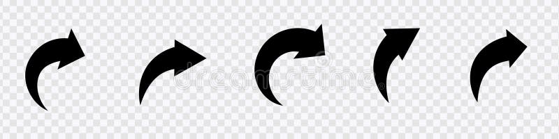 "Elevate Designs with Our Curved Arrow Icons – a Versatile Set for ...