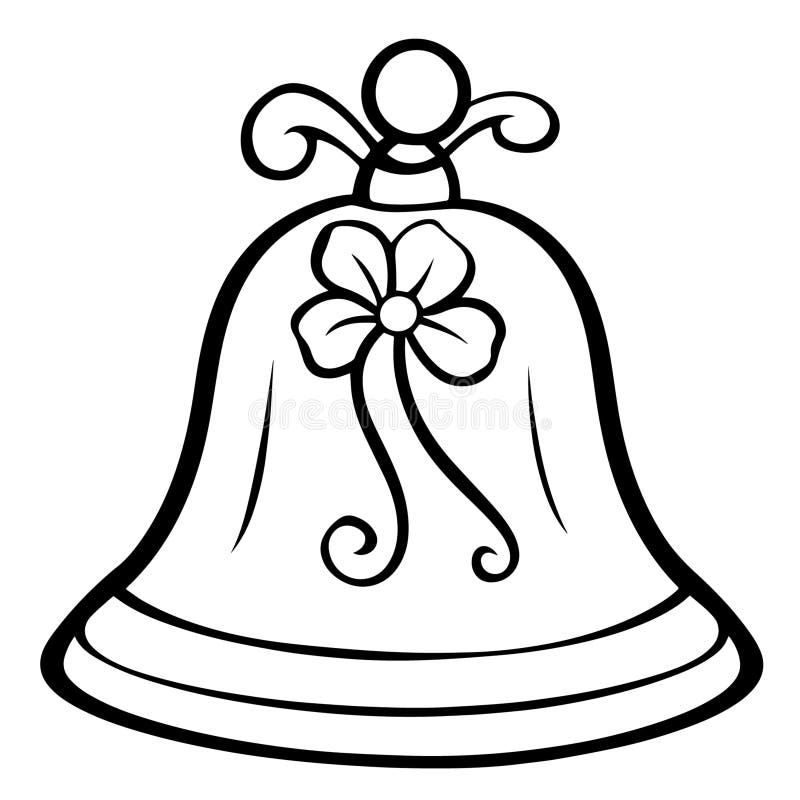Elevate Designs with Our Elegant Bell Outline Icon Vector Stock Vector ...