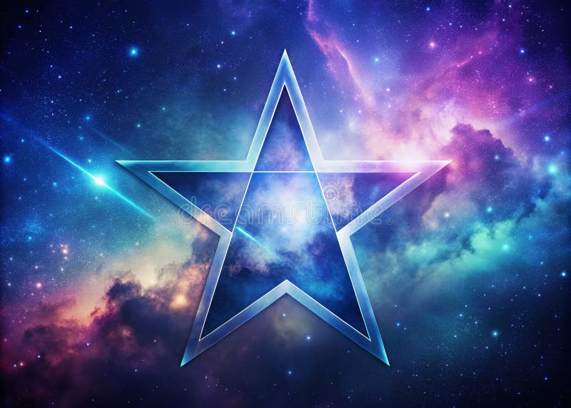 Stunning Double Exposure Star Logo Design a Versatile Branding Element ...