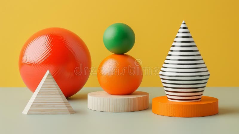 Elevate Your Brand with Geometric Elegance, Utilize this Shapely Object ...