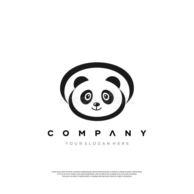Elevate Your Brand with this Sleek Panda Bear Logo Design Template ...